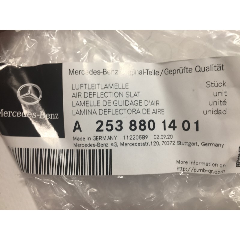 KIEROWNICA POWIETRZA GLC X253 15 - A2538801401