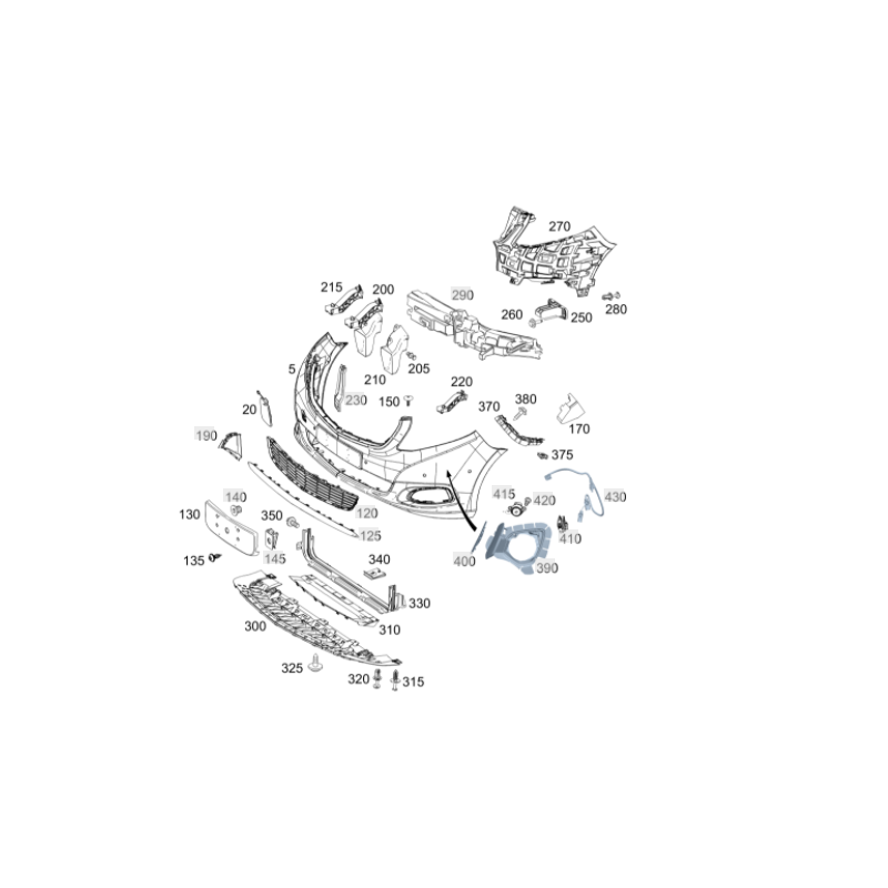 OSŁONA POD ZDERZAK MERCEDES VITO W447 A4478850136