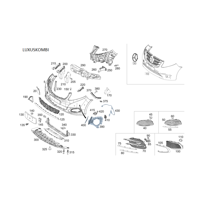 TRÓJKĄT ABSORBER PRZÓD VITO W447 A4478810000