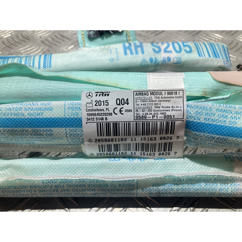 KURTYNA POWIETRZNA PRAWA AIRBAG MERCEDES C KLASA W205 KOMBI