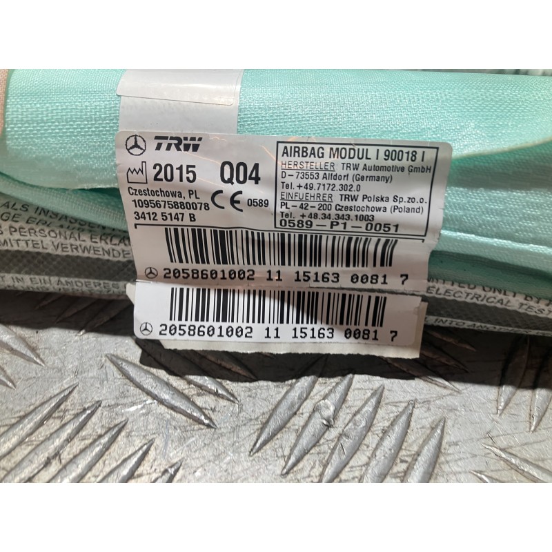 KURTYNA POWIETRZNA LEWA AIRBAG MERCEDES C KLASA W205 KOMBI